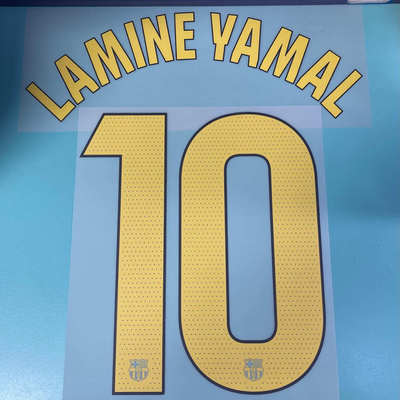 2025-26 巴塞隆納主場 原裝西甲印字 GAVI PERDI LAMINE YAMAL