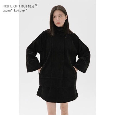 加分新中式两种风格灯芯绒外套