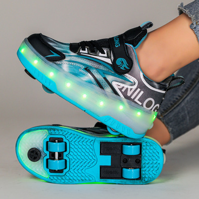 Children's shoes boys girls glowing skates shoes sports