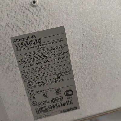 议价施耐德ATS48C32Q 160KW，成色漂亮，