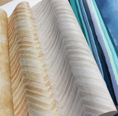 荷兰彩色波浪纹壁纸