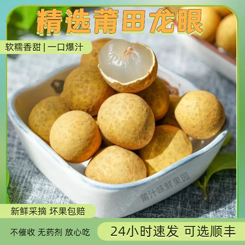 【空运包邮】福建莆田龙眼正宗莆汁味新鲜水果当季现摘桂圆礼盒装