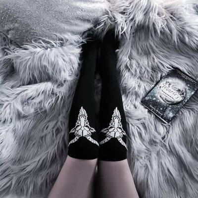 KILLSTAR暗黑朋克风过膝长袜