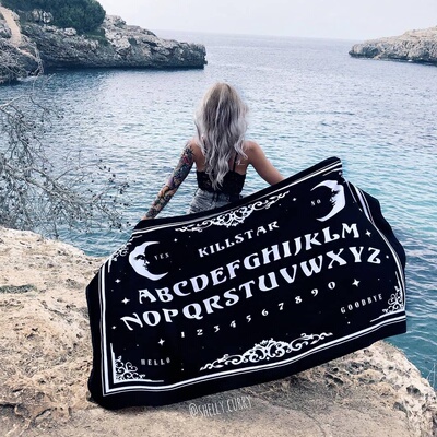 KILLSTAR哥特朋克摇滚星空浴巾