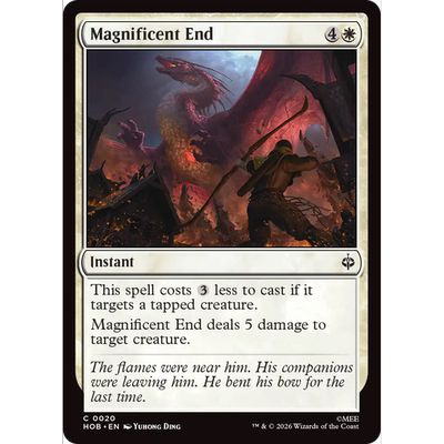 HOB 20 壮丽终局 Magnificent End 万智牌 闪 C