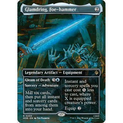 HOB 204 击敌锤格拉姆德凛 Glamdring, Foe-ham 万智牌 闪 R 异画