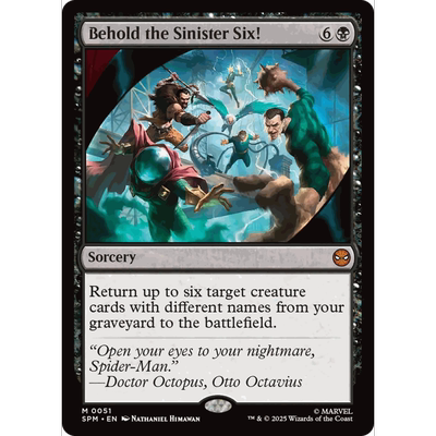 SPM 51 邪恶六人组登场！ Behold the Sinister Six! 万智牌 闪 M