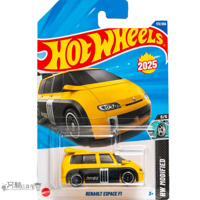 2025J-172号 雷诺ESPASE F1 黄色 风火轮火辣小跑车hotwheels