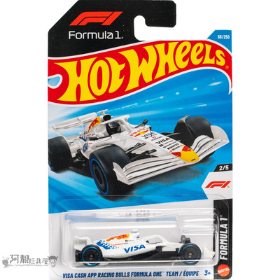 68号RACING BULLS FORMULA ONE TEAM 红牛F1 白色风火轮hotwheels