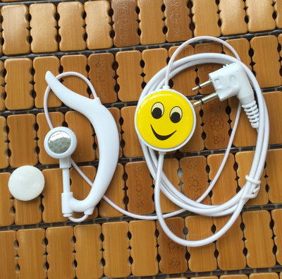 对讲机耳机 耳麦 对讲机M头笑脸耳机 适用于摩托SMP418 A8/A10