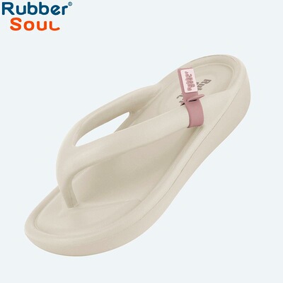 泰国原装进口RUBBER SOUL夏季女士网红人字拖防滑防水沙滩休闲鞋