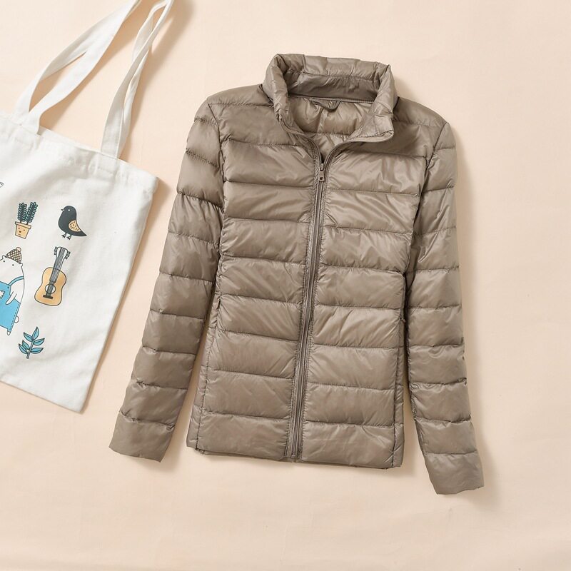 唯品会特卖断码清仓特价处理轻薄白鸭绒羽绒服女装品牌正品春秋冬