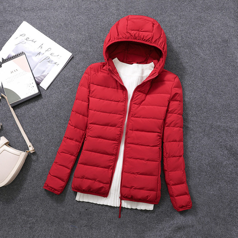 唯品会特卖断码清仓特价处理轻薄白鸭绒羽绒服女装品牌正品春秋冬