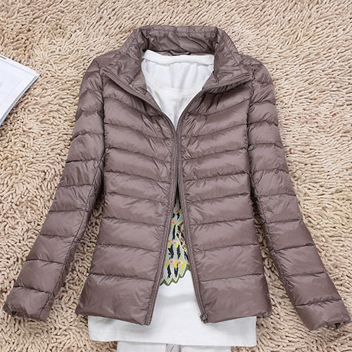 唯品会特卖断码清仓特价处理轻薄白鸭绒羽绒服女装品牌正品春秋冬
