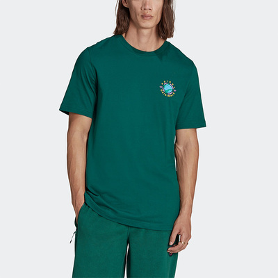 阿迪达斯男子运动短袖