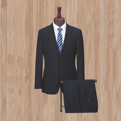 菲狮顿人字纹西服绅士商务套装