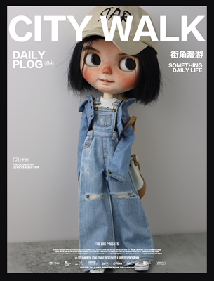 blythe牛仔裤OB娃娃小布ob24娃衣