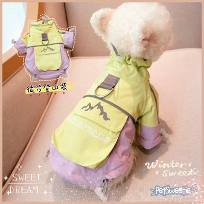 小狗《专业徒步登山装》泰迪比熊