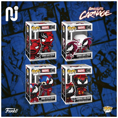 Funko Pop! 漫威 Carnage 屠杀 杀戮 蜘蛛侠 毒液 黑豹 公仔手办