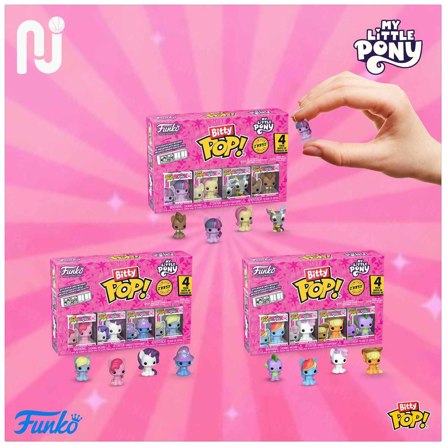Funko Bitty Pop!My Little Pony/小马宝莉 迷你手办套装潮玩盲盒