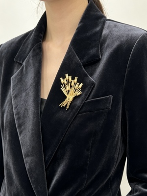 Vintage中古不退换｜Monet郁金香花束胸针