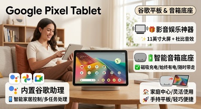 谷歌新款平板Pixel Tablet原生Android16 8GDDR5 128G2k屏USI2.0