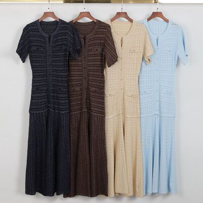 现货高品质夏季新款名媛网红修身