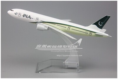 巴基斯坦航空波音B777飞机模型