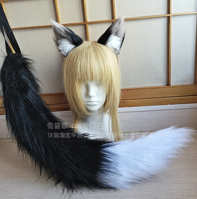 大神澪cosplay狼耳朵尾巴