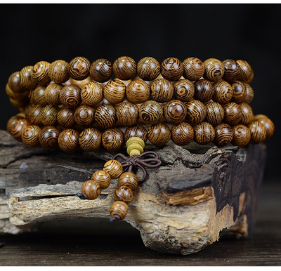 西藏饰品手链鸡翅木6mm佛珠念珠