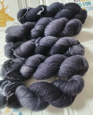 DIY炫彩手染DK羊毛线粗线手工编织棒针毛衣围巾帽子马甲羊毛100g