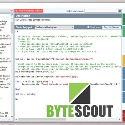 Bytescout QR Code SDK v2.0.2.1228   支持多版本