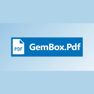 GemBox.PDF + OCR v17.0.1620   支持多版本