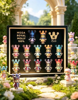 MAGA ROYAL MOLLY 100%系列周边收纳盒 展示板