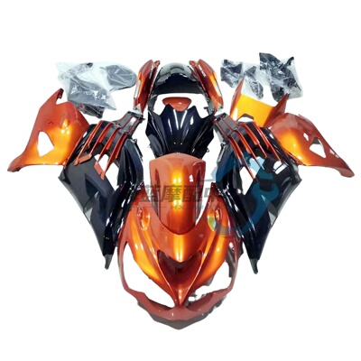 适用川崎 ZX14R 六眼魔神 ZZR1400 12-15款 全车外壳 侧板 挡泥板
