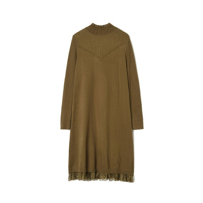 KS0A0004柔软舒适中裙微弹毛衣裙子连衣裙女1.26冬