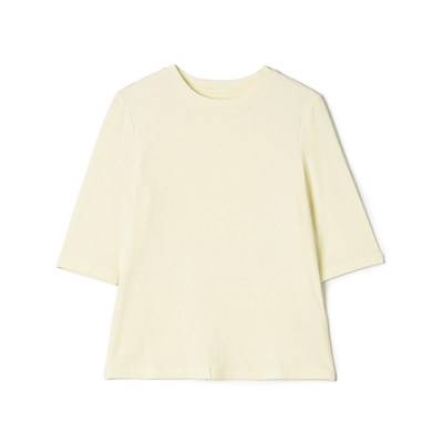 LH0C0003简约风套头上衣微弹舒适修身T恤女1.8春