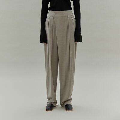 薄款宽松阔腿休闲西裤直筒长裤