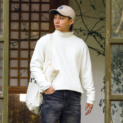 260克美利诺羊绒高领半高领T恤