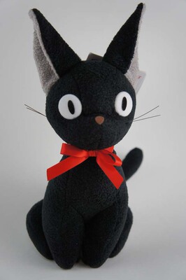 宫崎骏黑猫吉吉毛绒玩具公仔