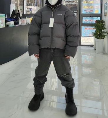 POPDADA秋冬御寒高街廓形棉服