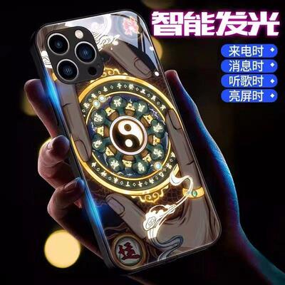 转运罗盘荣耀play8t手机壳中国风play7tpro来电闪发光play6t国潮play5t高级感play4tpro声控闪光play3防摔套