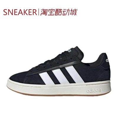 #阿迪达斯 Adidas Grand Court Alpha 00s 板鞋 黑色JR0543