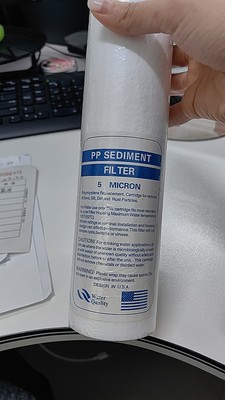 PP SEDIMENT FILTERPP棉滤芯20寸5um平头长51cmx外径6cm纯水机用