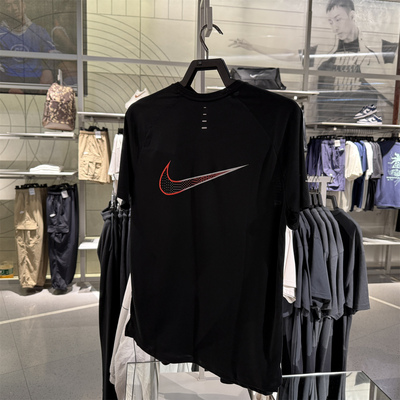 nike耐克秋男子STRIDE ENERGY DRI-FIT运动休闲短袖T恤HV2129-010