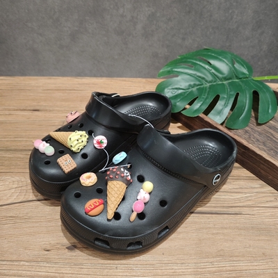 女士洞洞鞋沙滩女厚底防滑外穿鞋夏季轻便凉鞋理花园鞋eva卡通潮
