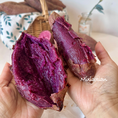 泰紫薯1号，烤起来会流蜜的紫薯