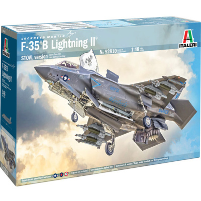 ITALERI美国F35B攻击机拼装模型