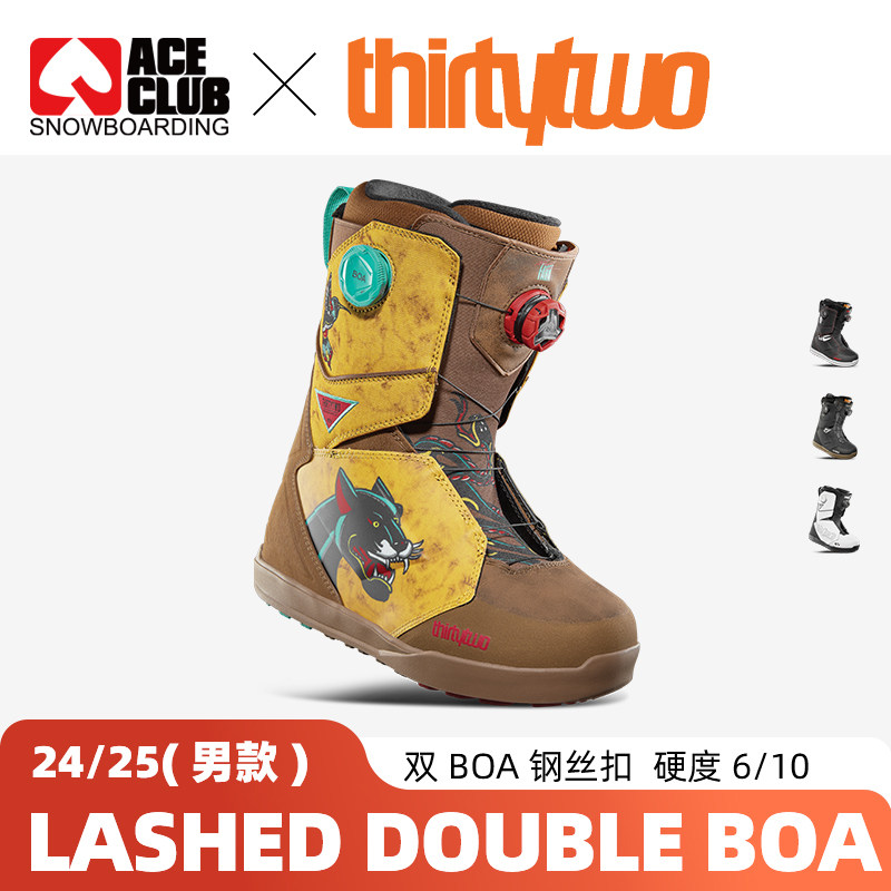 ACE雪具W25 Thirtytwo32单板滑雪鞋全能公园入门刻滑男款LASHED