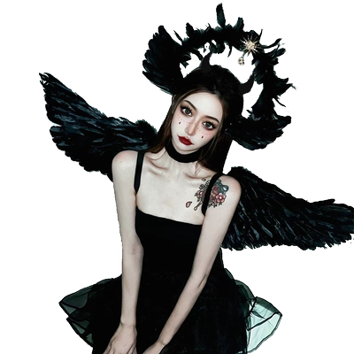 恶魔天使翅膀成人儿童均可背